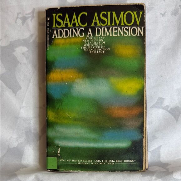 Other | Isaac Asimov Adding A Dimension Book | Poshmark